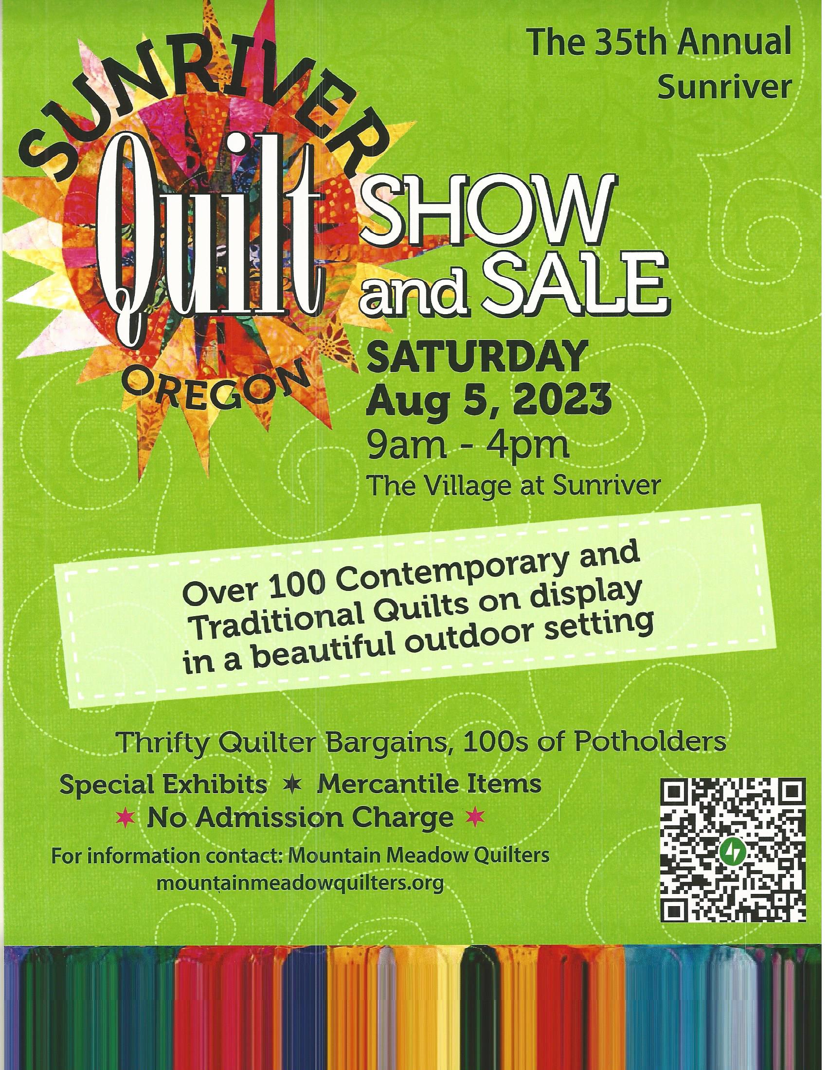 Sunriver Quilt Show Forms & Registrations – Mountain Meadow Quilters